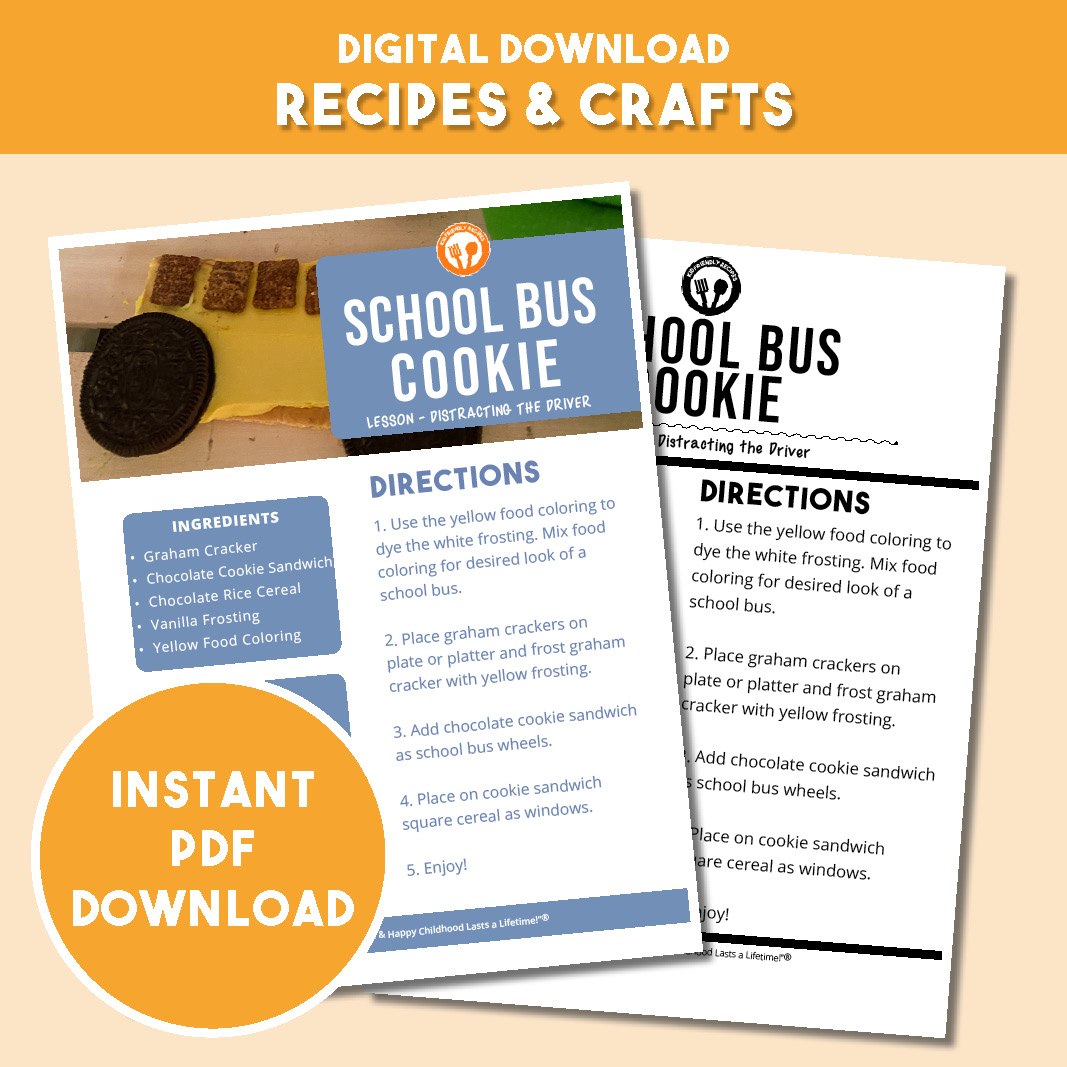 Distracting the Driver Activity – School Bus Snack - Lil' Iguana