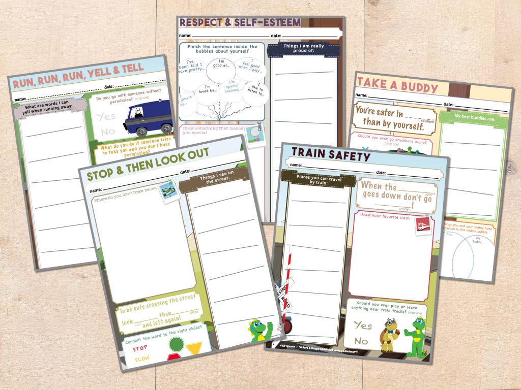 Lil' Iguana's Guided Lesson Journal Worksheets