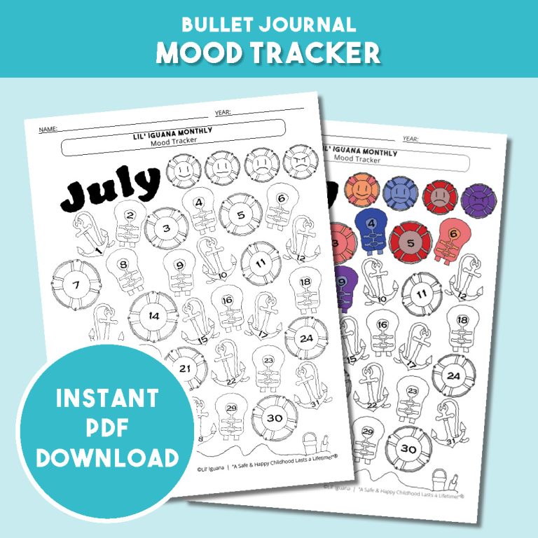 Mood Trackers - Lil' Iguana