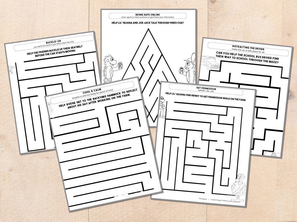 Maze Activity – Digital Bundle - Lil' Iguana