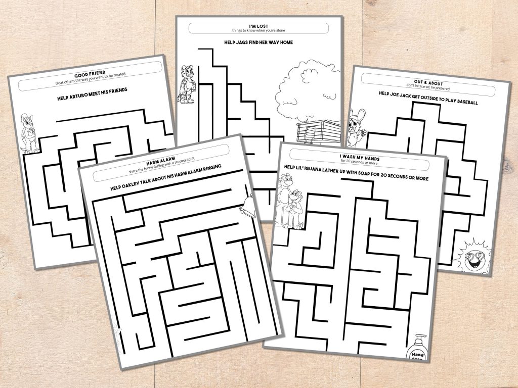 Maze Activity – Digital Bundle - Lil' Iguana
