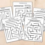 Maze Activity – 20 Sheet Bundle – Lil' Iguana
