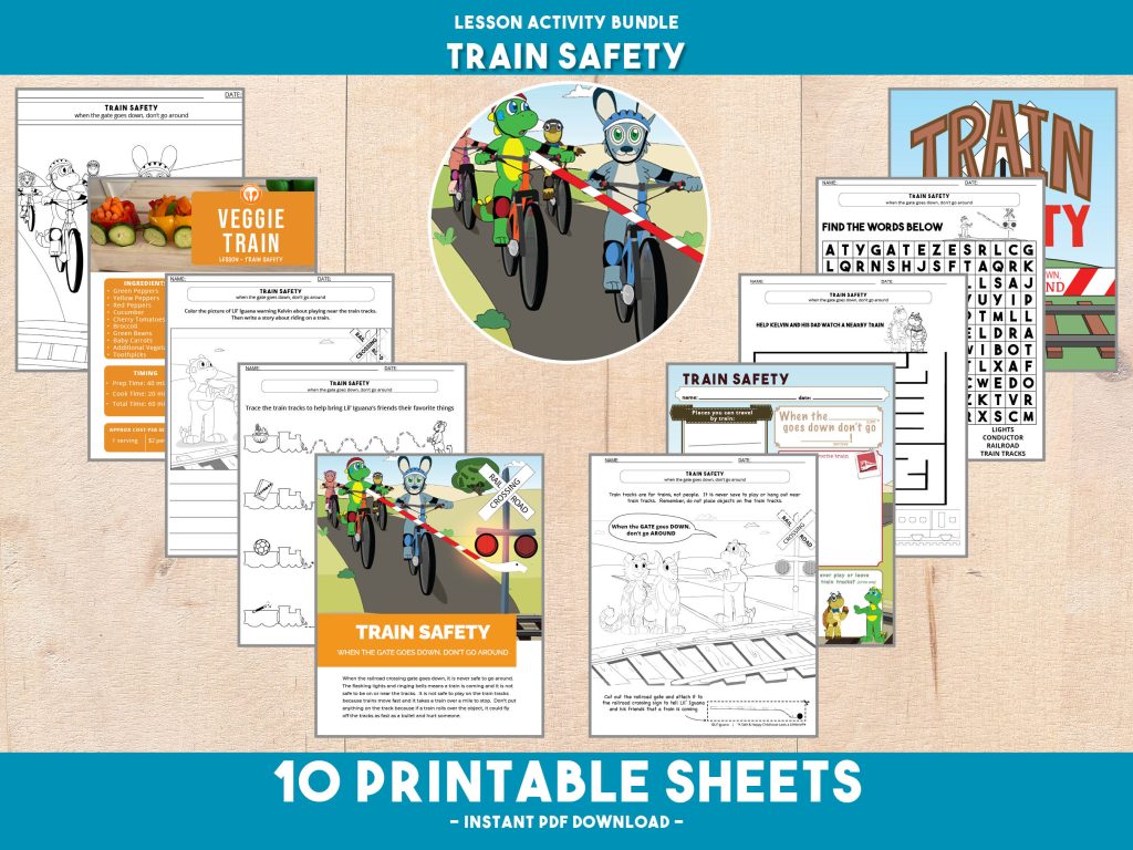Train Safety Digital Bundle for Kids