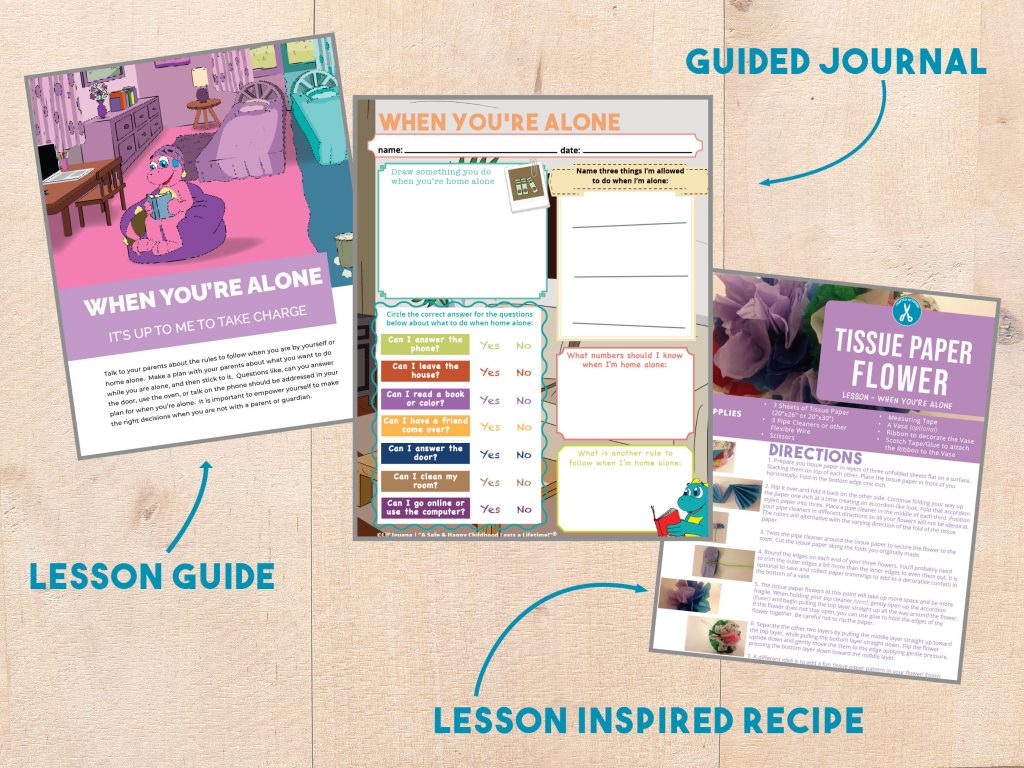 Lesson Bundle for Kids on How to Behave While Alone