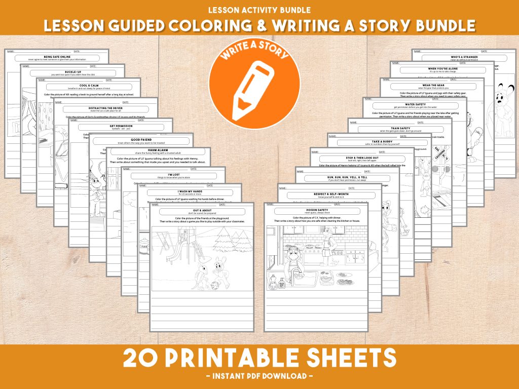 Write a Story Lesson Digital Bundle for Kids