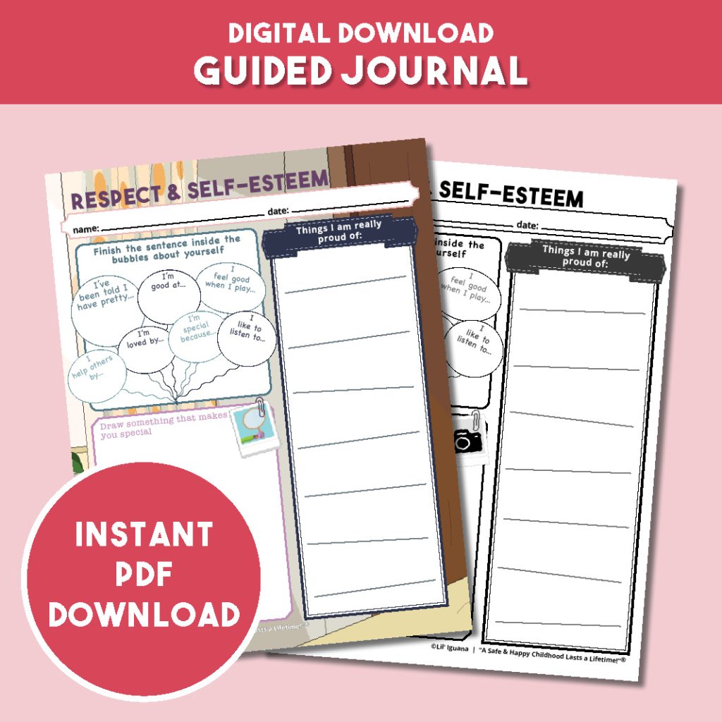 Respect & Self Worth – Guided Journal - Lil' Iguana