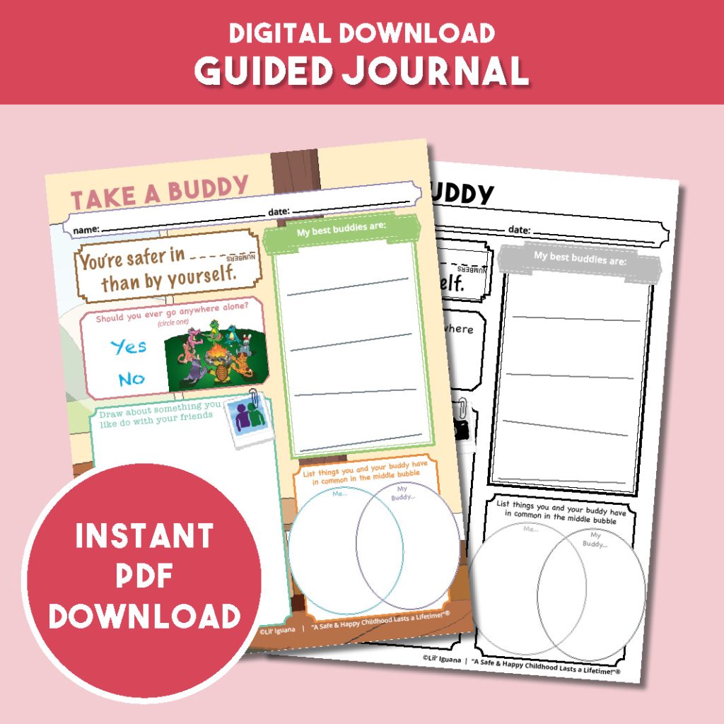 Take a Buddy – Guided Journal - Lil' Iguana