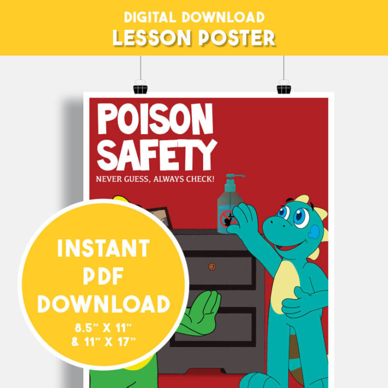 Poison Safety – Cut & Paste Activity - Lil' Iguana