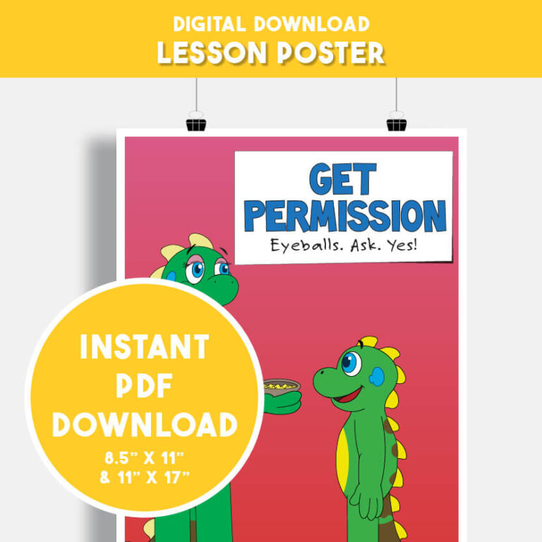 Asking an Adult - Get Permission Lesson for Kids