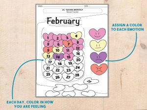 12 Months of Mood Tracker Worksheets