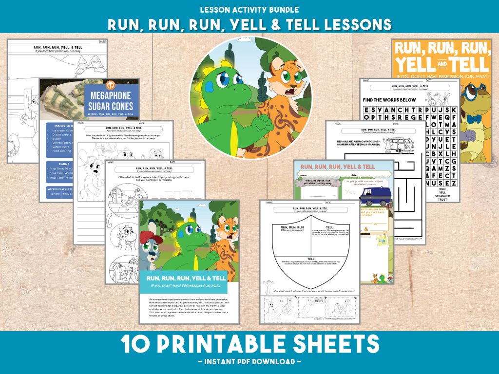 Run, Run, Run, Yell & Tell – Digital Bundle