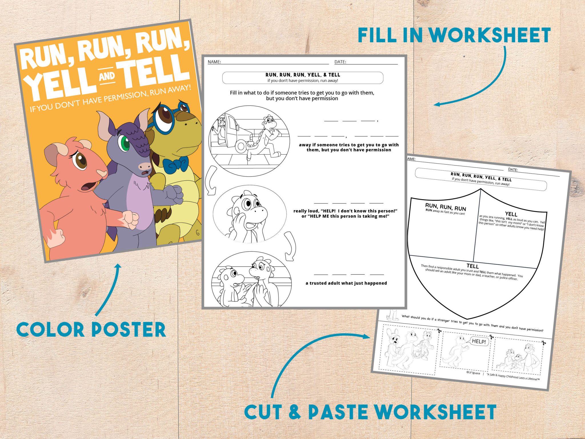 Run, Run, Run, Yell & Tell – Digital Bundle