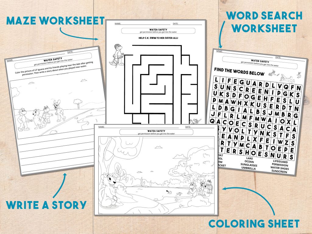 Water Safety Digital Bundle for Kids