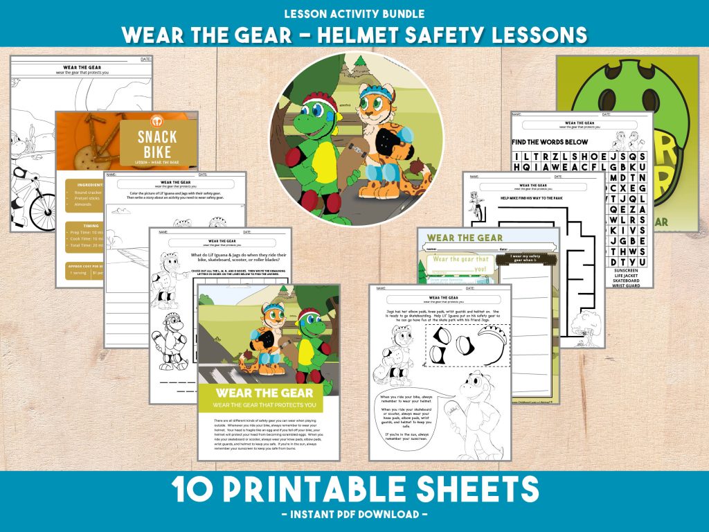 Safety Gear Lesson Bundle for Kids