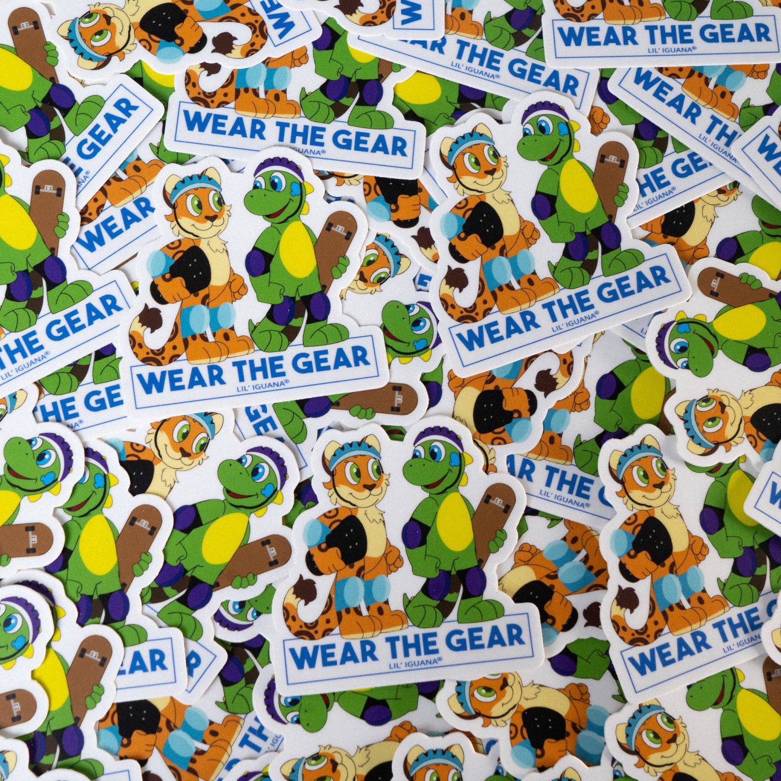 4 Bundle: Sticker Sheet - Lil' Iguana