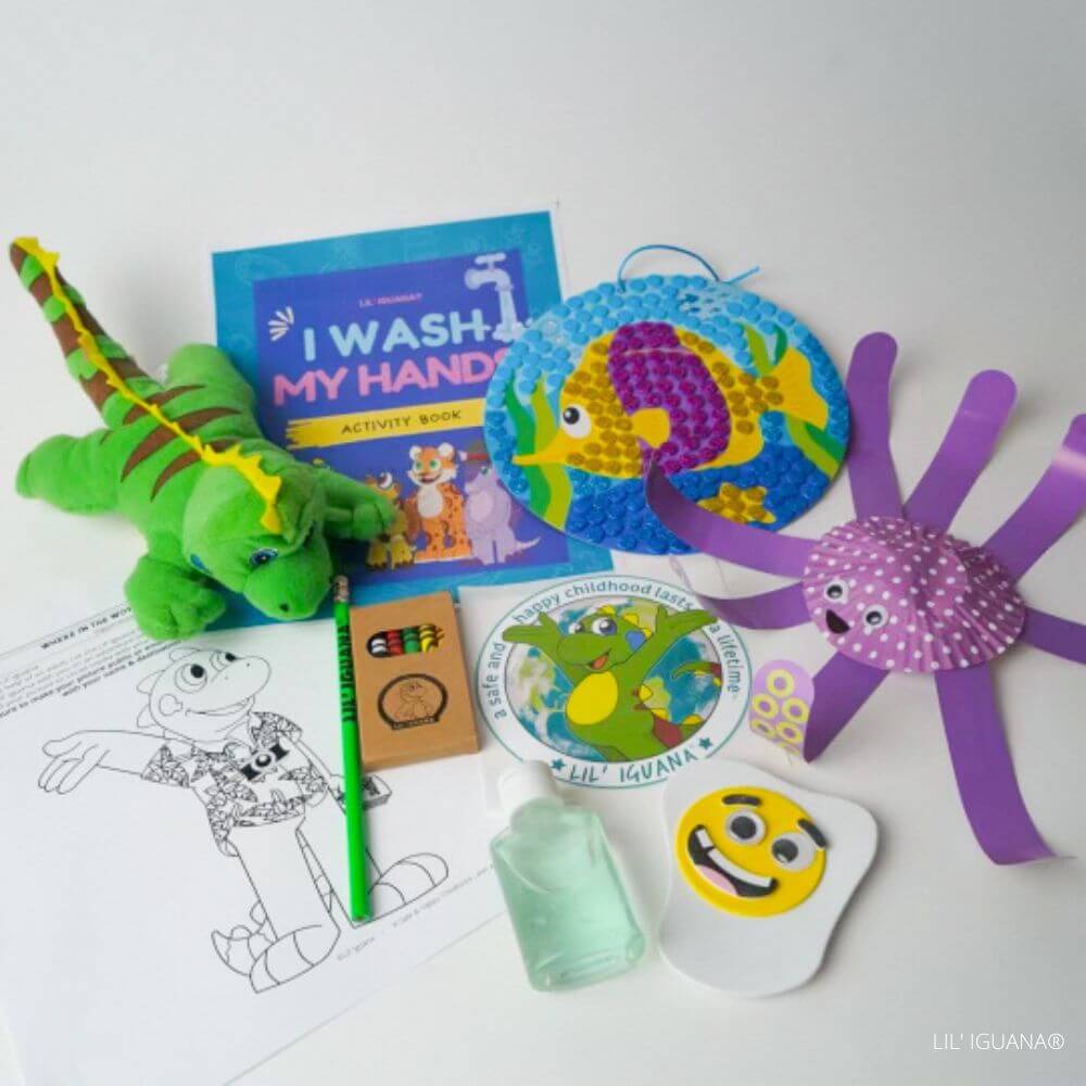 I Wash My Hands – Activity Box – Lil' Iguana