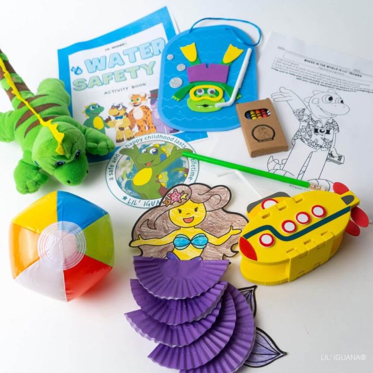 Water Safety: Activity Box - Lil' Iguana
