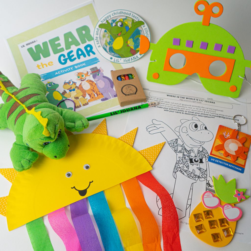 Helmet Safety: Activity Box - Lil' Iguana
