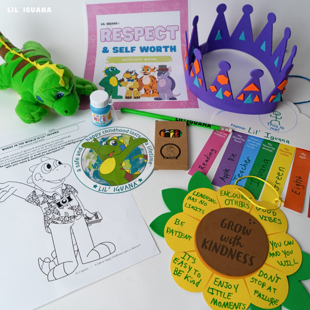 Respect & Self Worth: Activity Box - Lil' Iguana