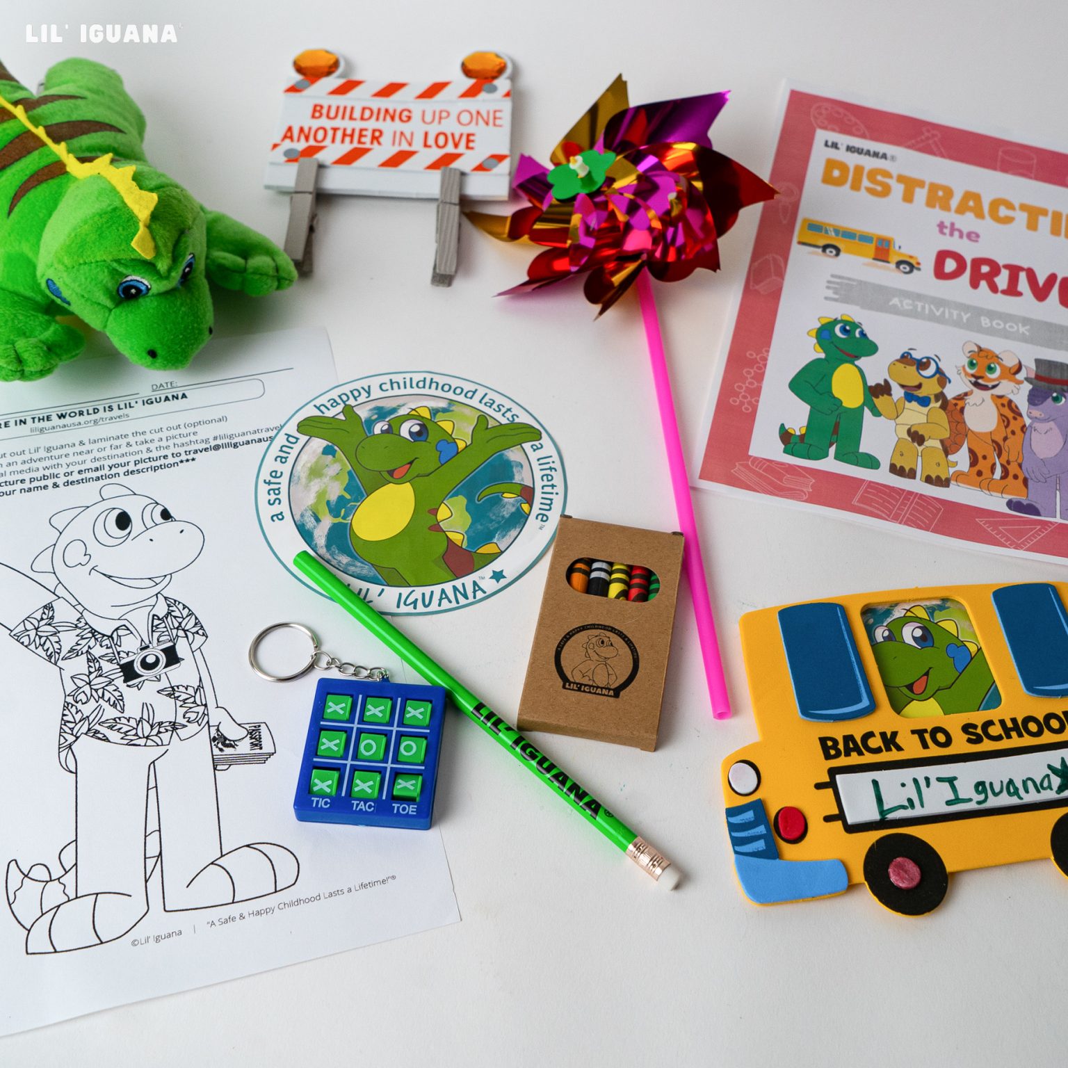 Distracting the Driver: Activity Box - Lil' Iguana