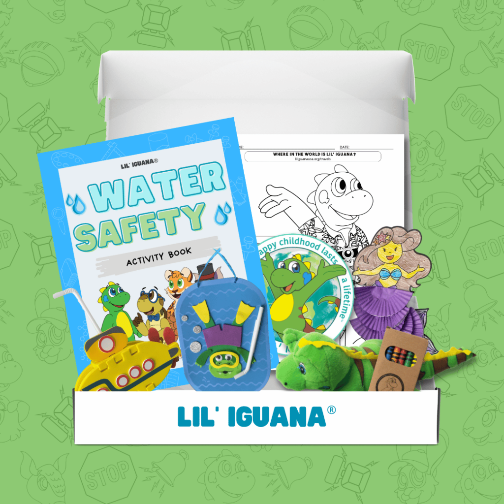 Water Safety: Activity Box - Lil' Iguana