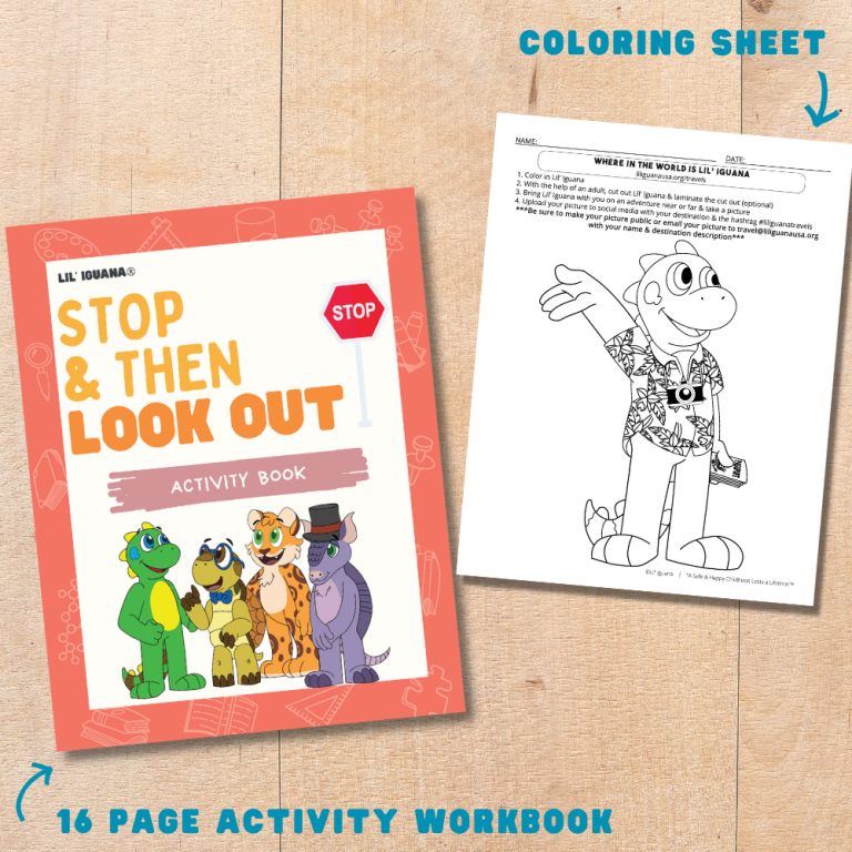 Stop & Look Out: Activity Box - Lil' Iguana