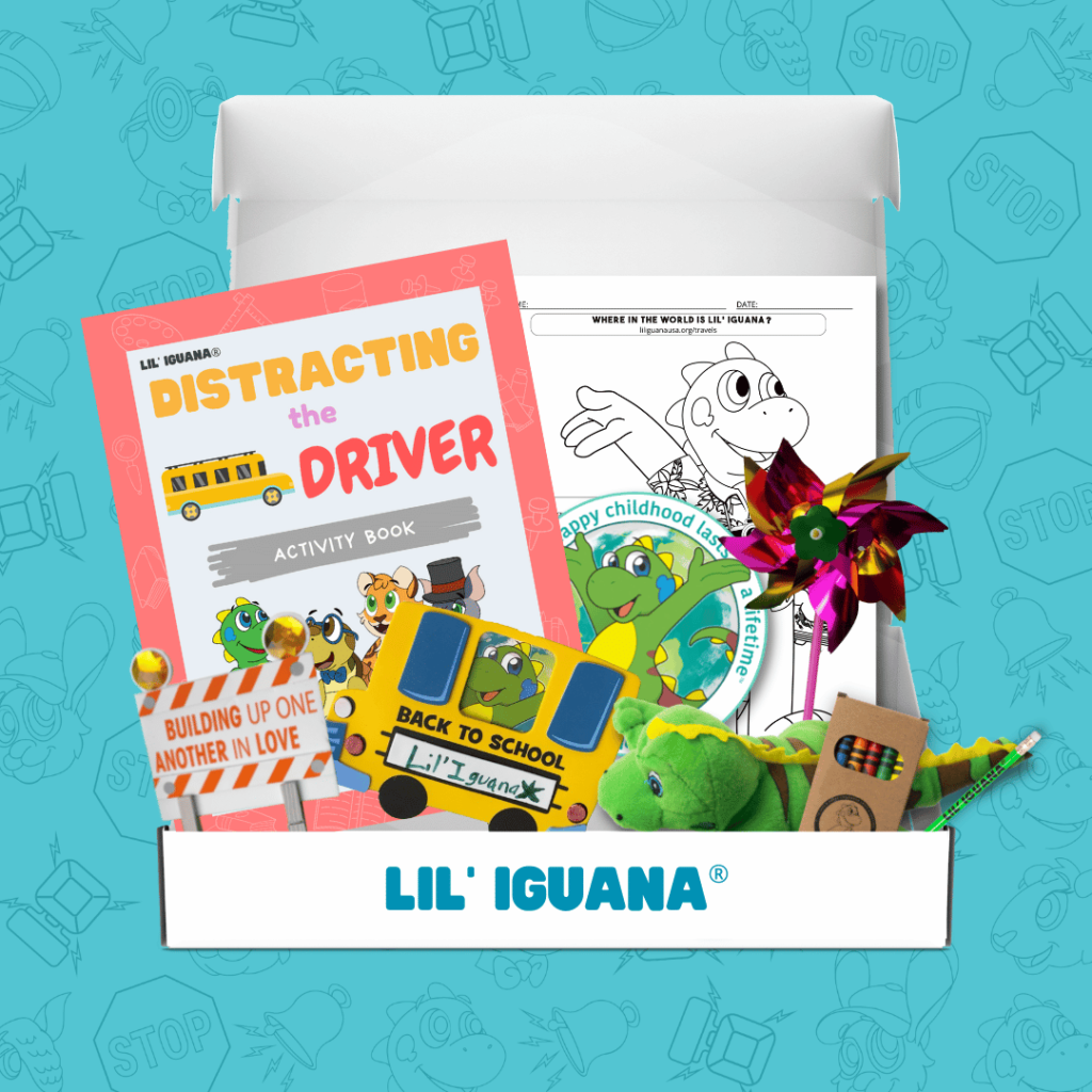 Distracting the Driver: Activity Box - Lil' Iguana