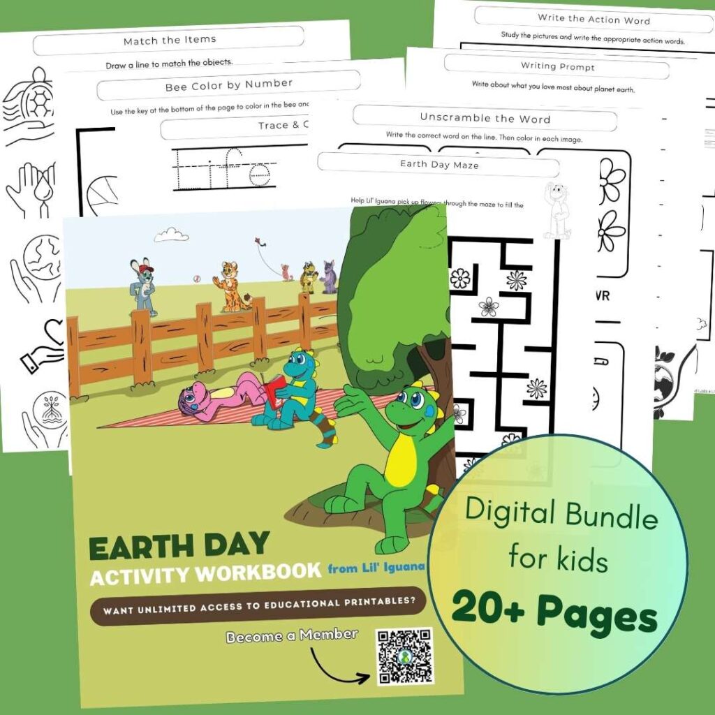 Earth Day Printable Bundle for Kids
