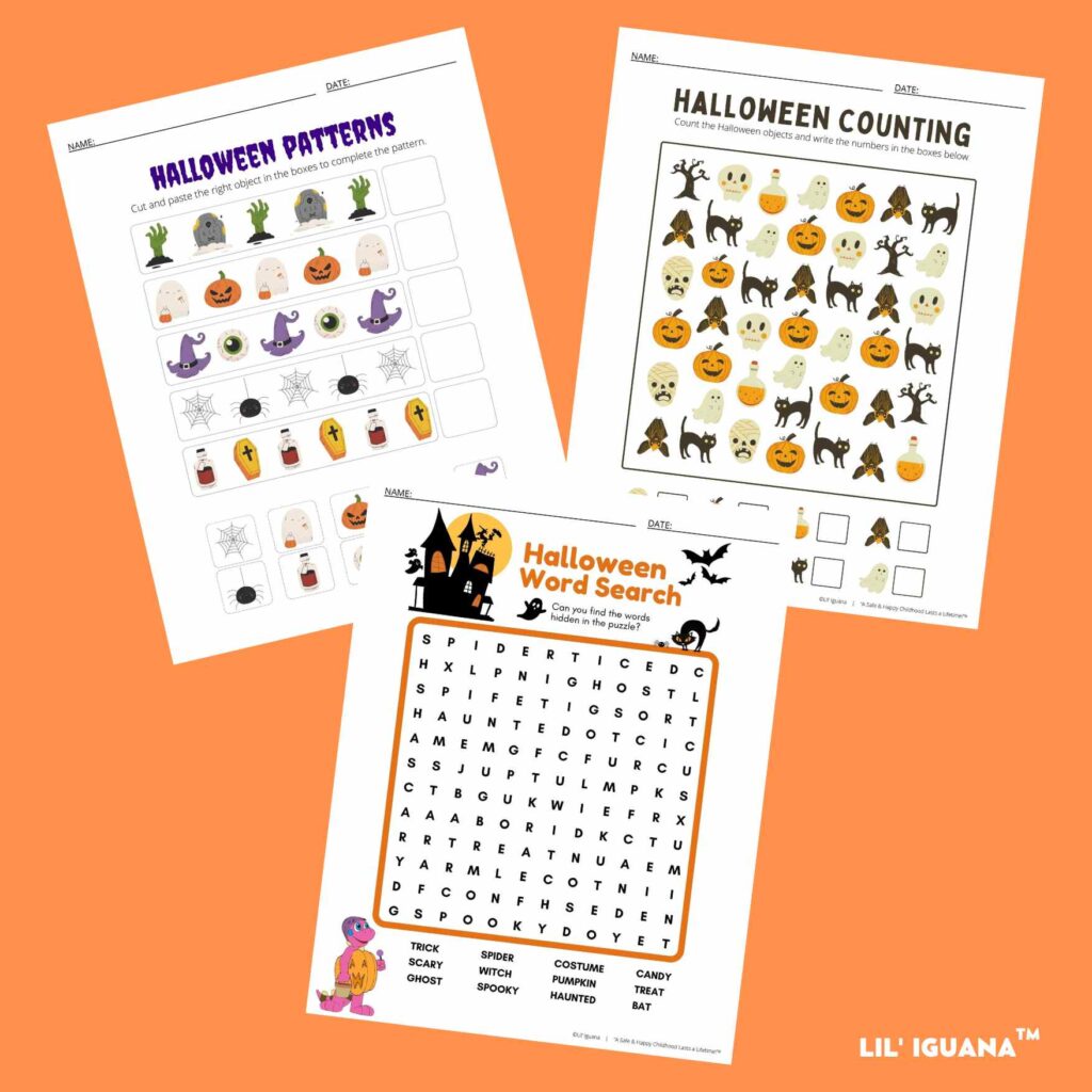 Spook-tacular Halloween Printable Bundle for Kids