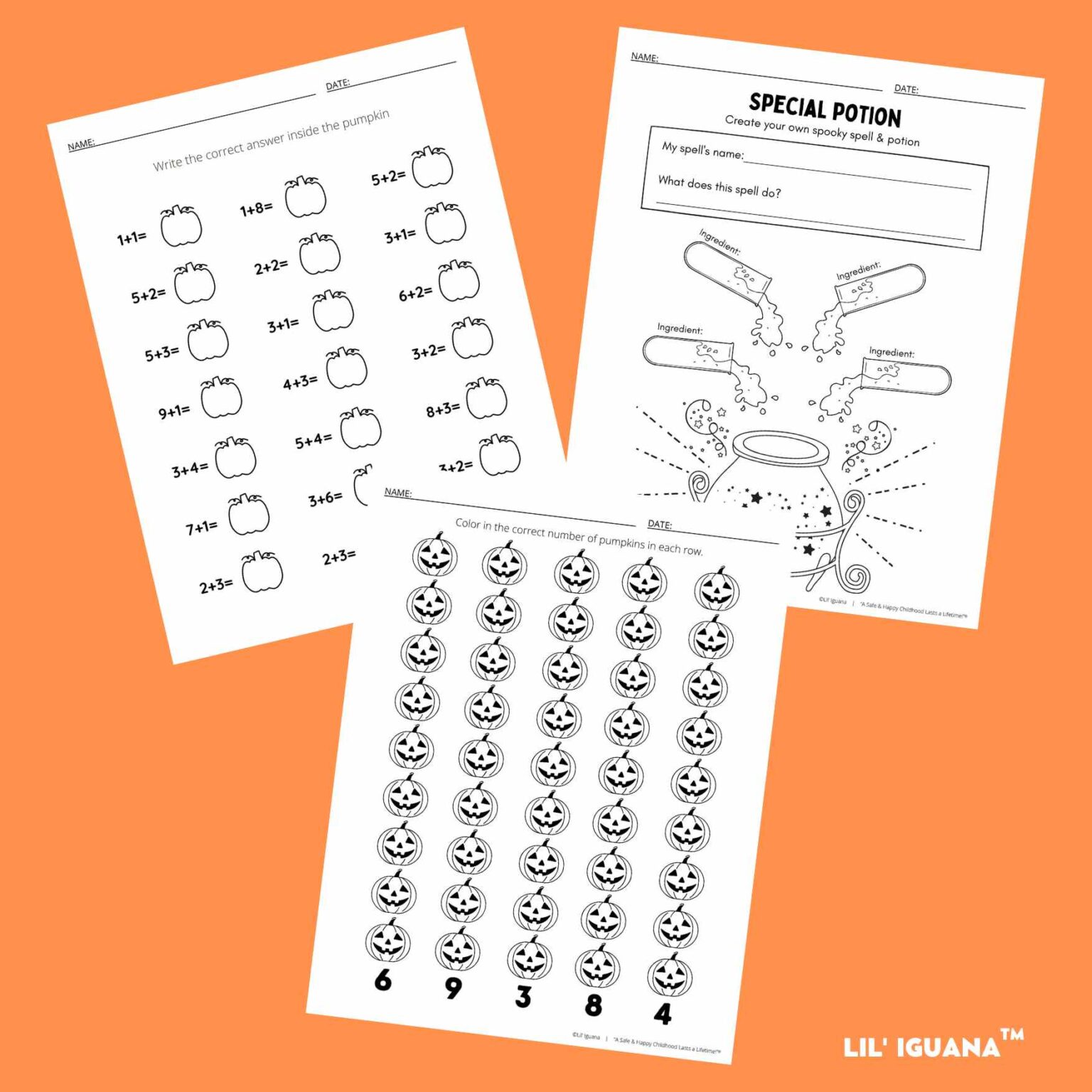 Spook-tacular Halloween Printable Bundle for Kids