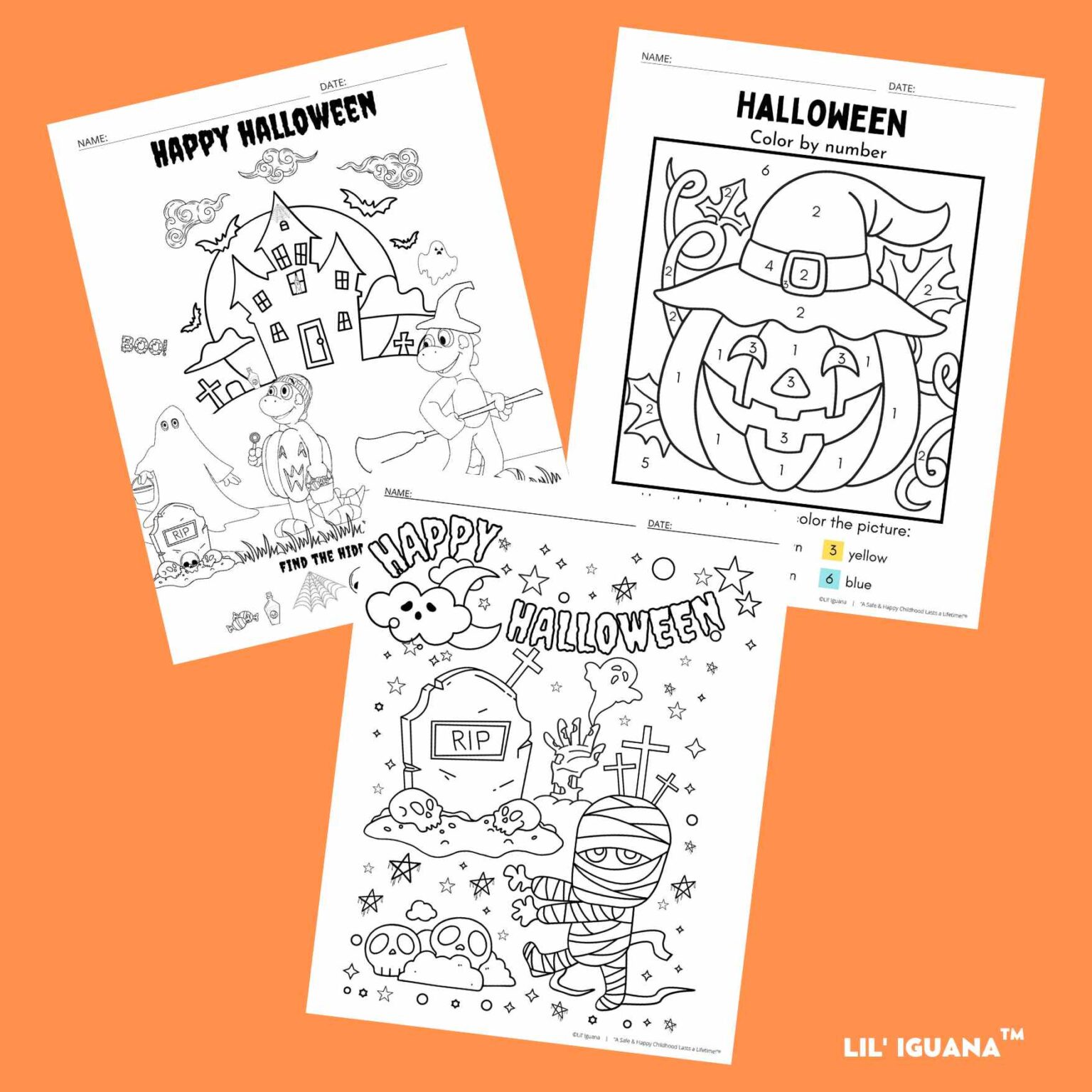 Spook-tacular Halloween Printable Bundle for Kids