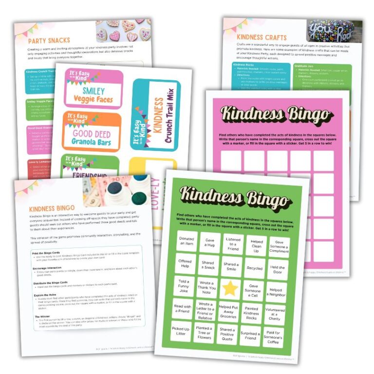 Kindness Party Planning Kit - Lil' Iguana