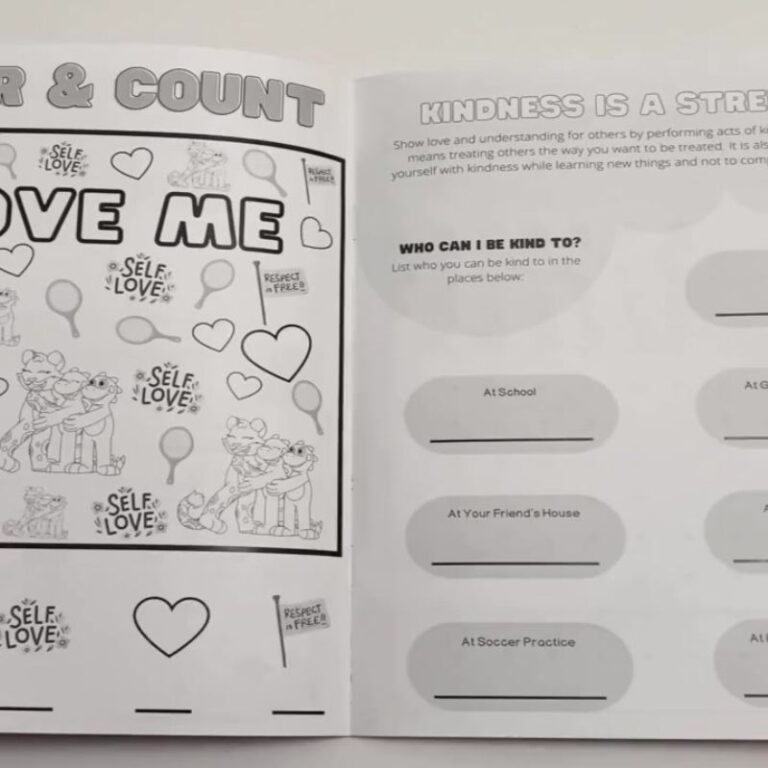 Respect & Self Worth: Printed Workbook - Lil' Iguana